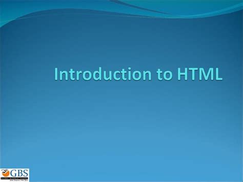 Basic Html Structure Pptx