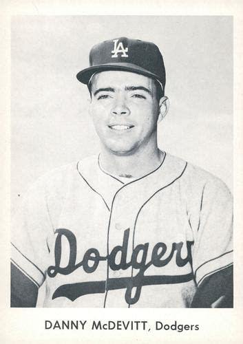 1959 Danny Goodman Los Angeles Dodgers Nno Danny Mcdevitt Trading