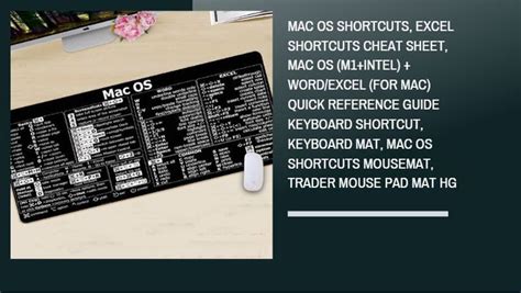 Mac Os Shortcuts Word Excel For Mac Mouse Pad Mac OS Candlesticks Reversal Indicators Mouse