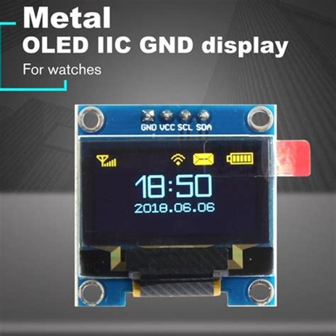 Display Oled x I c Gráfico Arduino Azul E Amarelo Arduíno Arduino Mega Arduino Uno