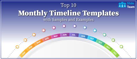 Top 10 Monthly Timeline Templates With Samples And Examples