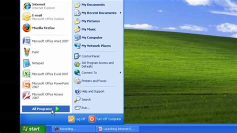 Launching Internet Explorer YouTube