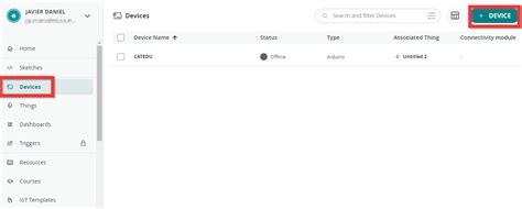 Arduino IDE con IoT A Librería CATEDU