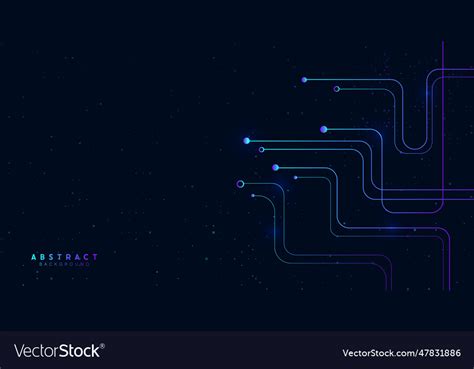 Abstract Circuit Board Background Digital Vector Image