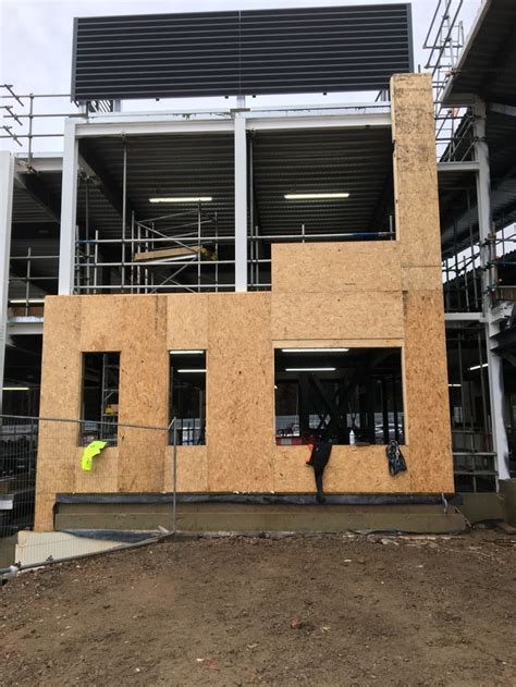 SIP Cladding Office Extension Cladding Systems Cladding Steel Frame