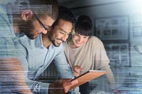 Premium Photo Business People Coding Group And Information Technology