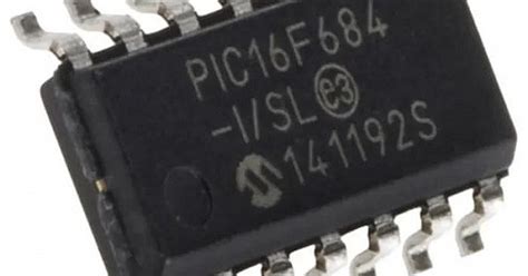 PIC16F684 I SL SMD SOIC 14 8 Bit Microcontroller IC