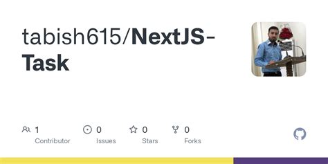 github tabish615 nextjs task