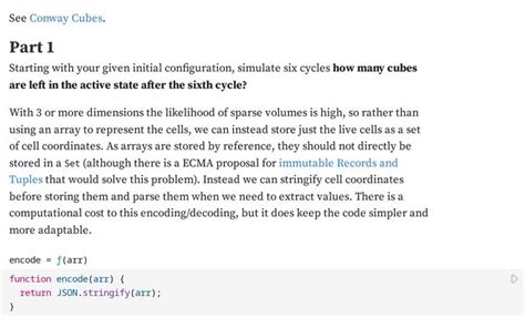 advent of code 2020 day 17 jo wood observable