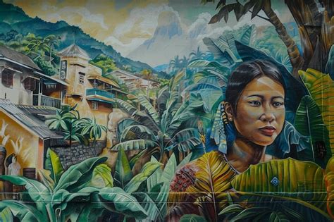 Unity In Diversity A Multicultural Mural Premium Ai Generated Image