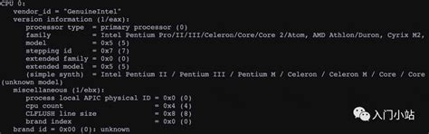 如何在linux系统中查看intel Core I3、i5、amd等cpu品牌信息及详细参数 Linux命令大全手册