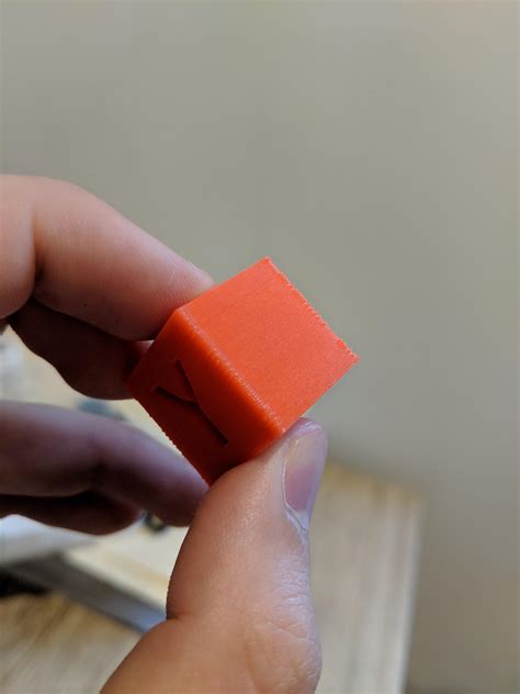 calibration cube rough vertical edges r ender3