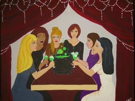 Loven The Coven Art By Barbara Schiller Art Coven Witchy
