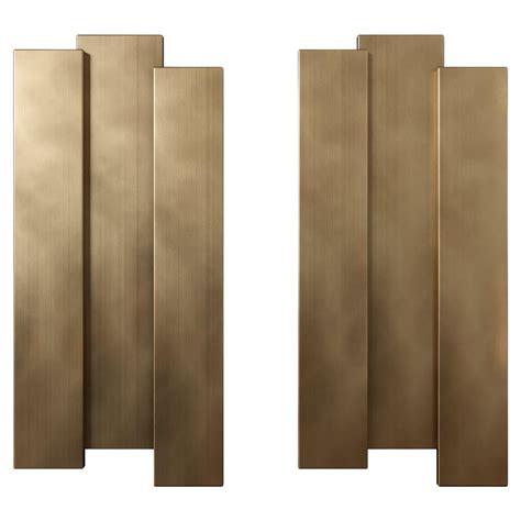 Pte03 Cabinet Pull In Solid Brass Organic Forms 115 Cm For Sale At