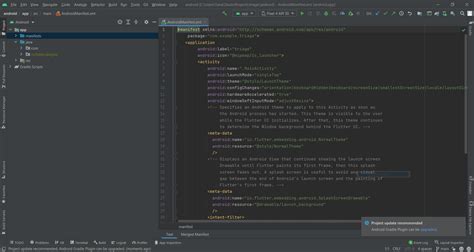 multiple errors in android app src main androidmanifest xml · issue 88582 · flutter flutter
