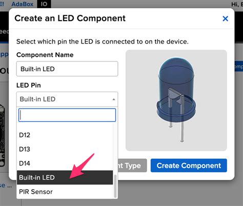 Blink A Led Quickstart Adafruit Io Wippersnapper Adafruit