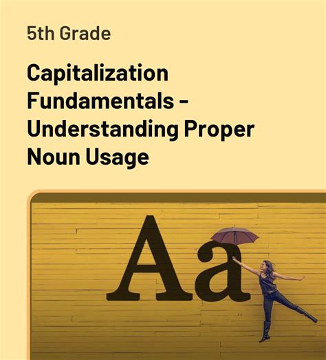 Correct Capitalization Errors Lessons 5th Grade Ela