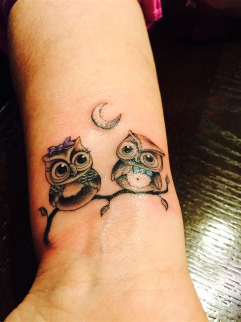 Tatouage De Hibou Girly New School