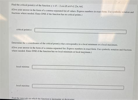 Solved Find The Critical Points ﻿of The Function