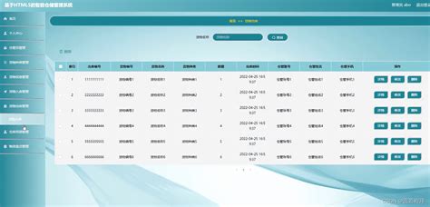 Javaphpnodejspython基于html5的智能仓储管理系统【2024年毕设】 Csdn博客