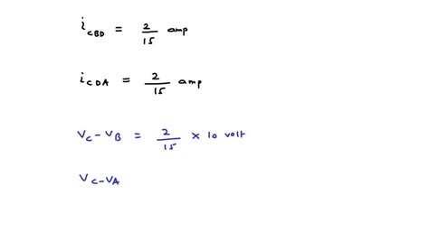 In The Circuit Shown In The Following Figure The Potential Difference Between Points A And B