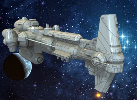 ⭐ Star Wars Hammerhead Corvette・ Stl File For ・cults