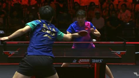 神奇！孙颖莎轰8 2高潮第五局逆袭 背水一战激出最强魔王腾讯新闻