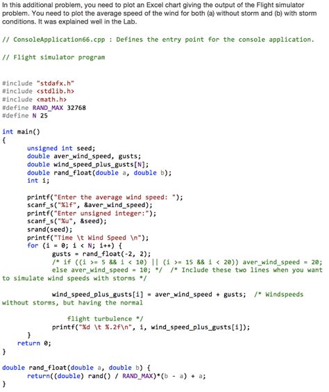 In This Additional Problem You Need To Plot An Excel Chegg Com