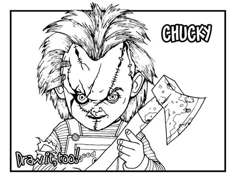 Chucky Coloring Pages Free