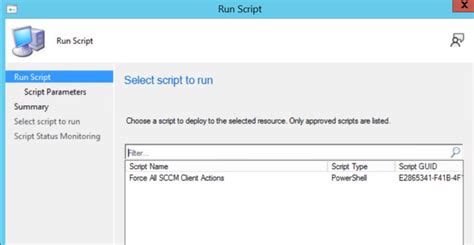 How To Run Script In Sccm Without Creating A Package Application