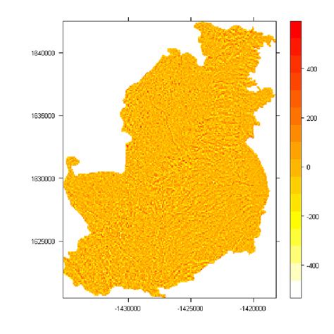spatial signal dnbr index from the conditional autoregressive model