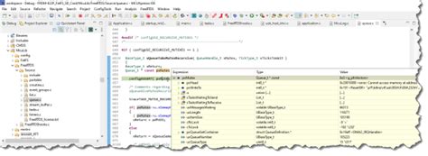 Null Pointer Access And Asssert Mcu On Eclipse