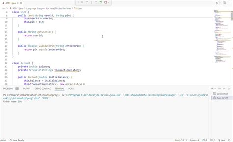 Podila Pragna On Linkedin 🚀 Building An Atm System In Java A Console Based Application I Recently