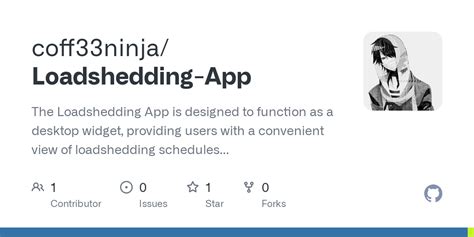 Github Coff33ninja Loadshedding App The Loadshedding App Is Designed To Function As A Desktop