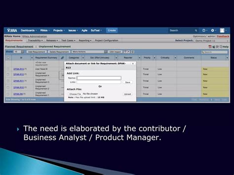 Lifecycle Of A Product Requirement In Rmsis Ppt