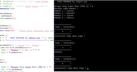 Contoh Program Randomacak Dengan Rand Srand Lempar Dadu