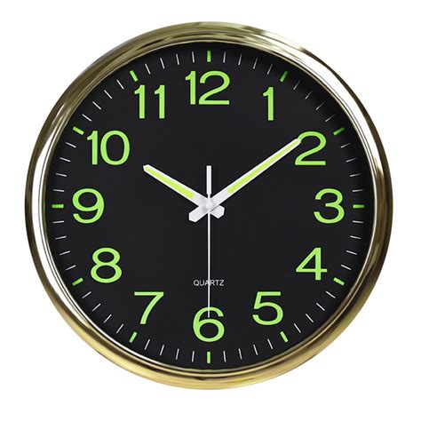 Atomic Analog Wall Clock Silver Brushed Finish Sets Automatically Battery Operated Easy