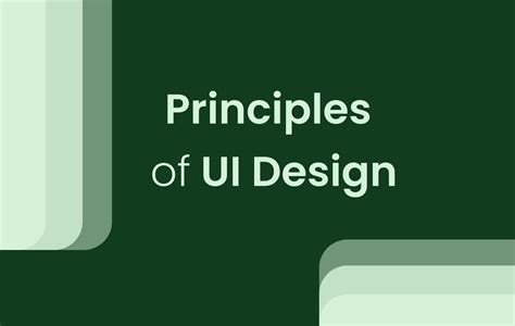 Six Of The Most Common Ui Design Principles Tech Outsource