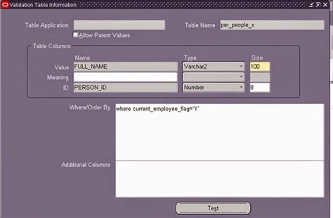 Data And Technology Oracle R11 R12 Special Value Set