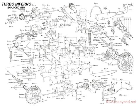 Kyosho Turbo Inferno Exploded View And Parts List 31346 • Rcscrapyard Radio Controlled Kyosho Turbo Inferno Exploded View And Parts List 31346 • Rcscrapyard Radio Controlled