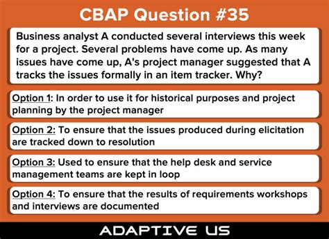 Adaptive Us Inc On Linkedin Free Cbap Mock Questions With Cbap Exams Info