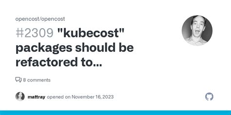 Kubecost Packages Should Be Refactored To Opencost · Issue 2309