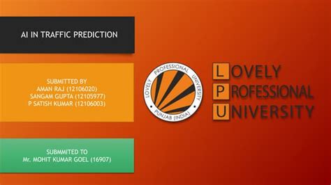 Ai In Traffic Prediction Pptx