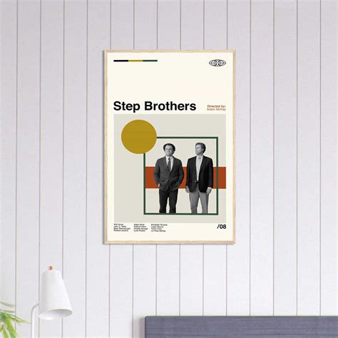 Step Brothers Movie Poster Step Brothers Print Modern Movie Poster