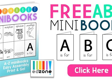 Alphabet Mini Books Printable Free Download And Print Free Educational