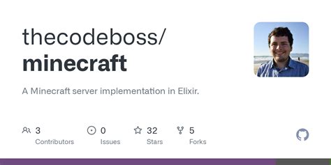 Github Thecodebossminecraft A Minecraft Server Implementation In Elixir