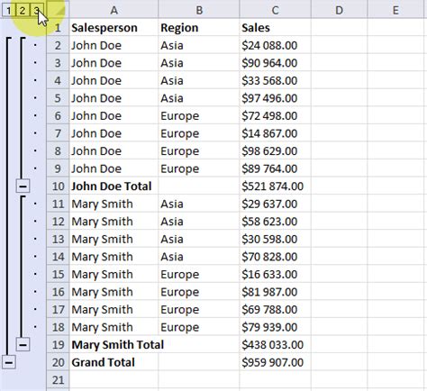 How To Use The Subtotal Tool