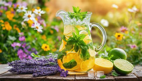 Recette Dinfusions Froides Maison Avec Herbes Du Jardin Rafraîchissantes Et Naturelles