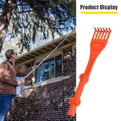 Rake Gutter From Ground Mini Rake With Swivel Handle Gutter Cleaning Tool Perfect Tool For Roofs