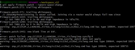 Failed To Apply Patch When I Compile The Firmware Issue Koenkk